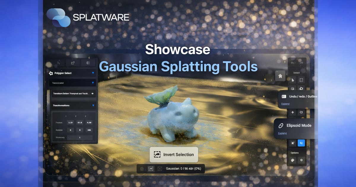 3D Generation Models for Gaussian Splatting | Splatware Showcase